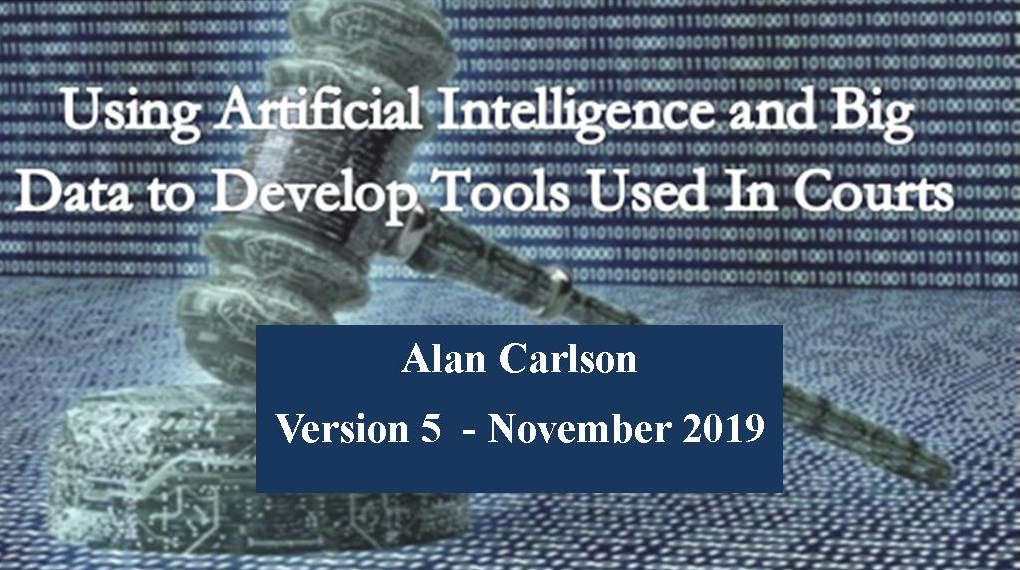 Using Artificial Intelligence and Big Data to Develop Tools Used in ...