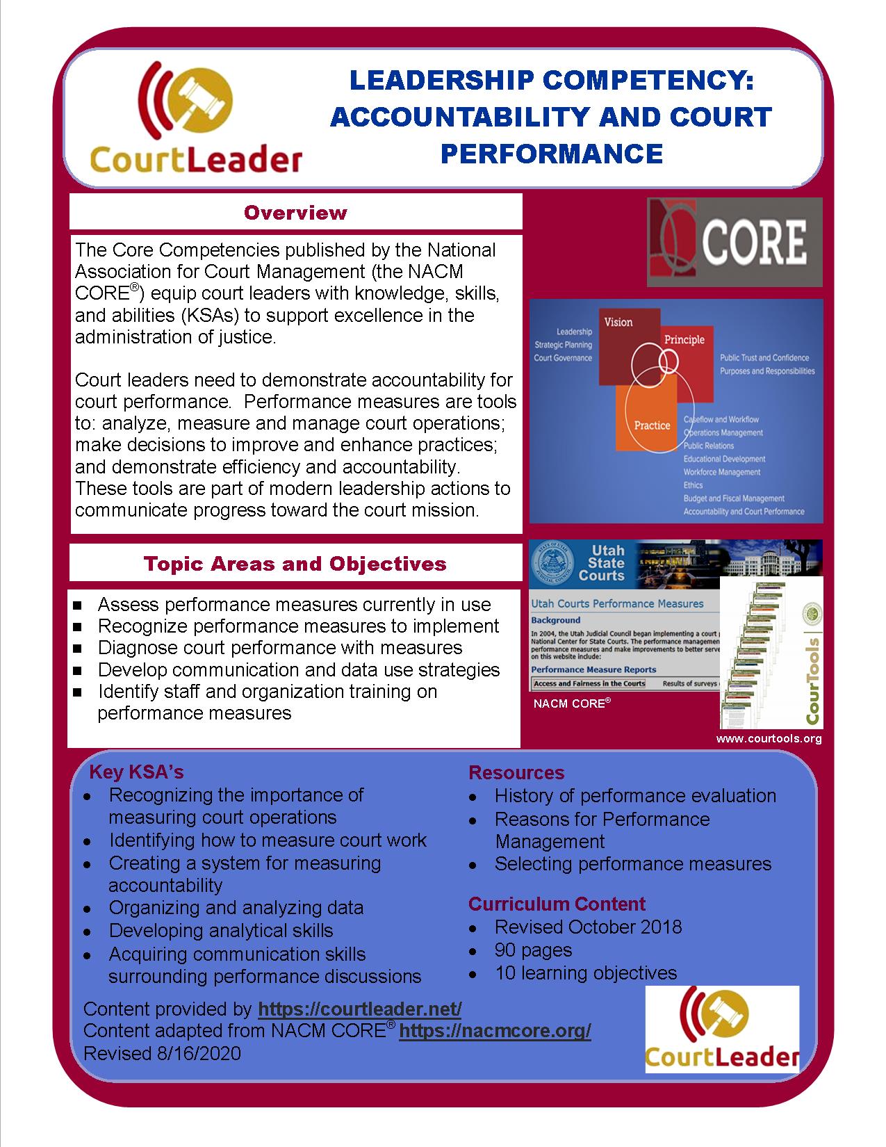 Court Leadership – the Competency of Accountability and Court ...