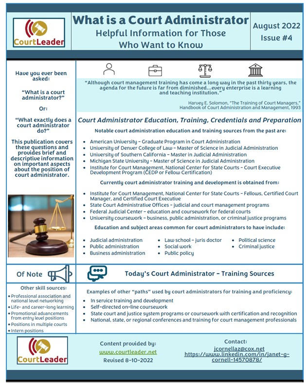 What is a Court Administrator – Helpful Information for Those Who Want ...